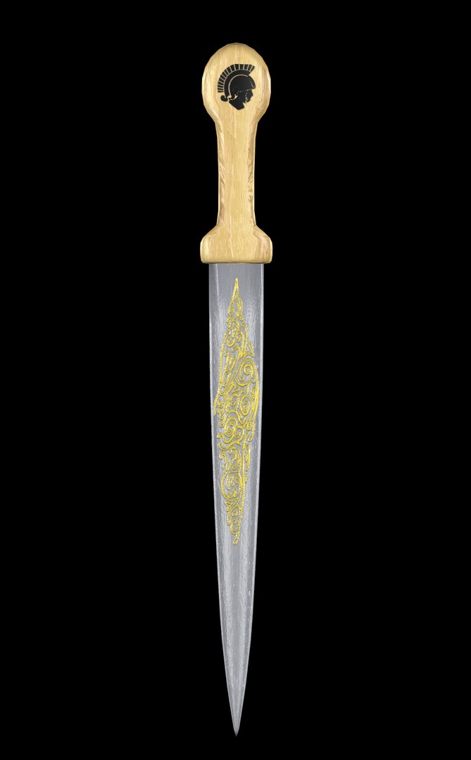 3d Model Dagger