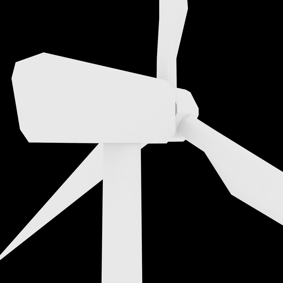 3D Low Poly Wind Mill Wind Turbine - TurboSquid 1778154