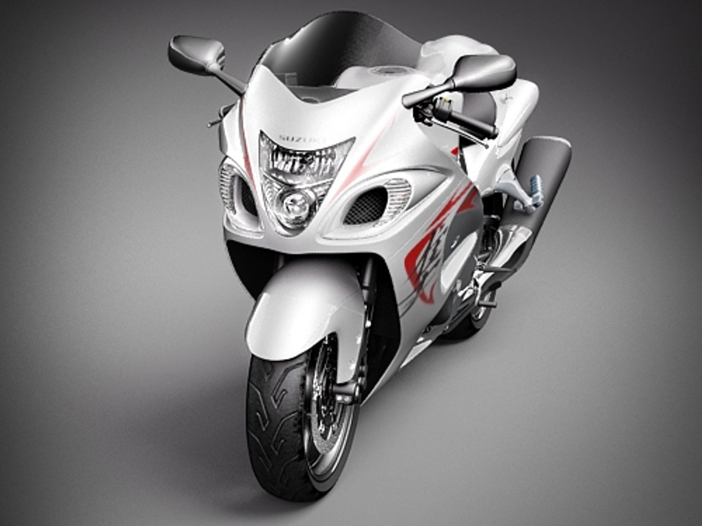 Suzuki Hayabusa Sport 3d Model