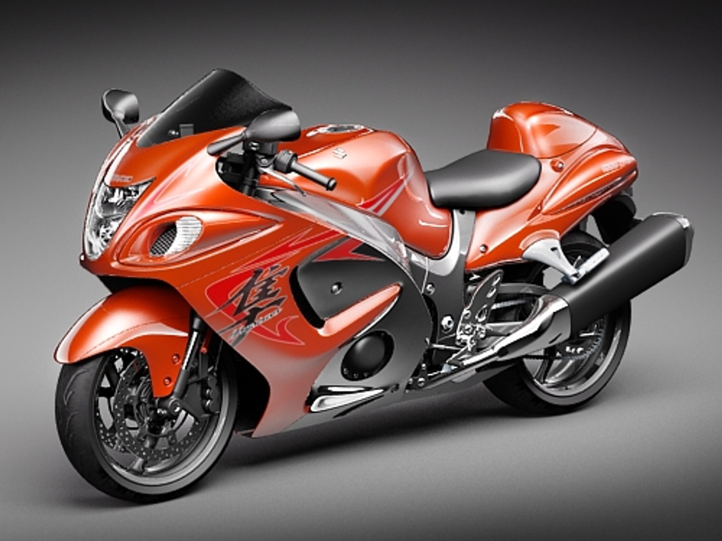 Suzuki Hayabusa Sport 3d Model