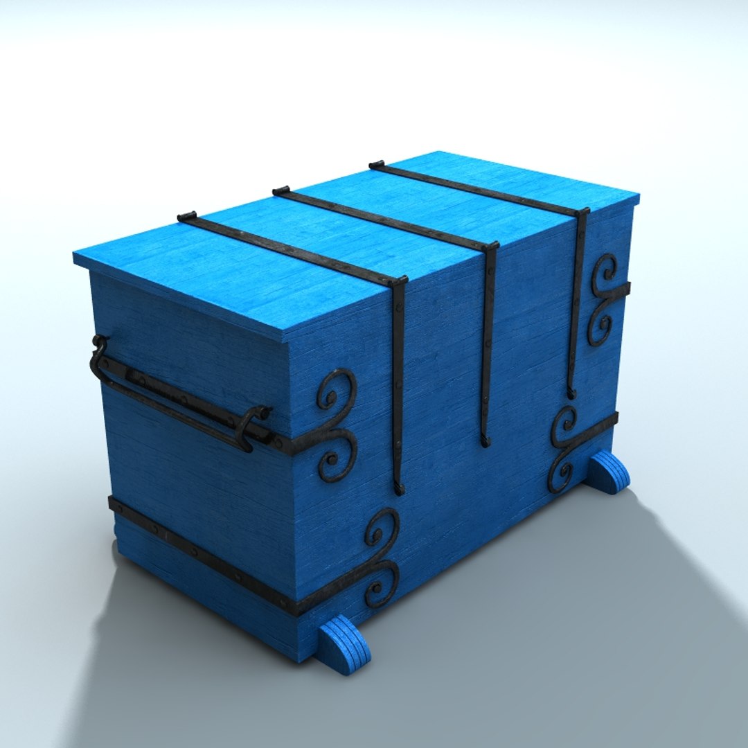 3d Model Medieval Trunk