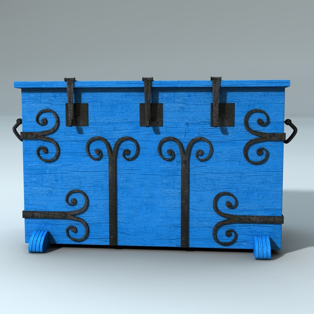 3d Model Medieval Trunk