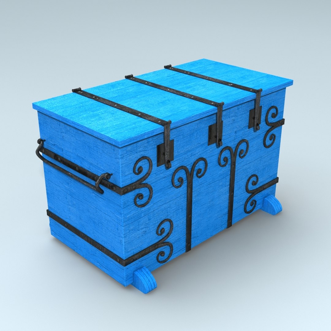 3d Model Medieval Trunk