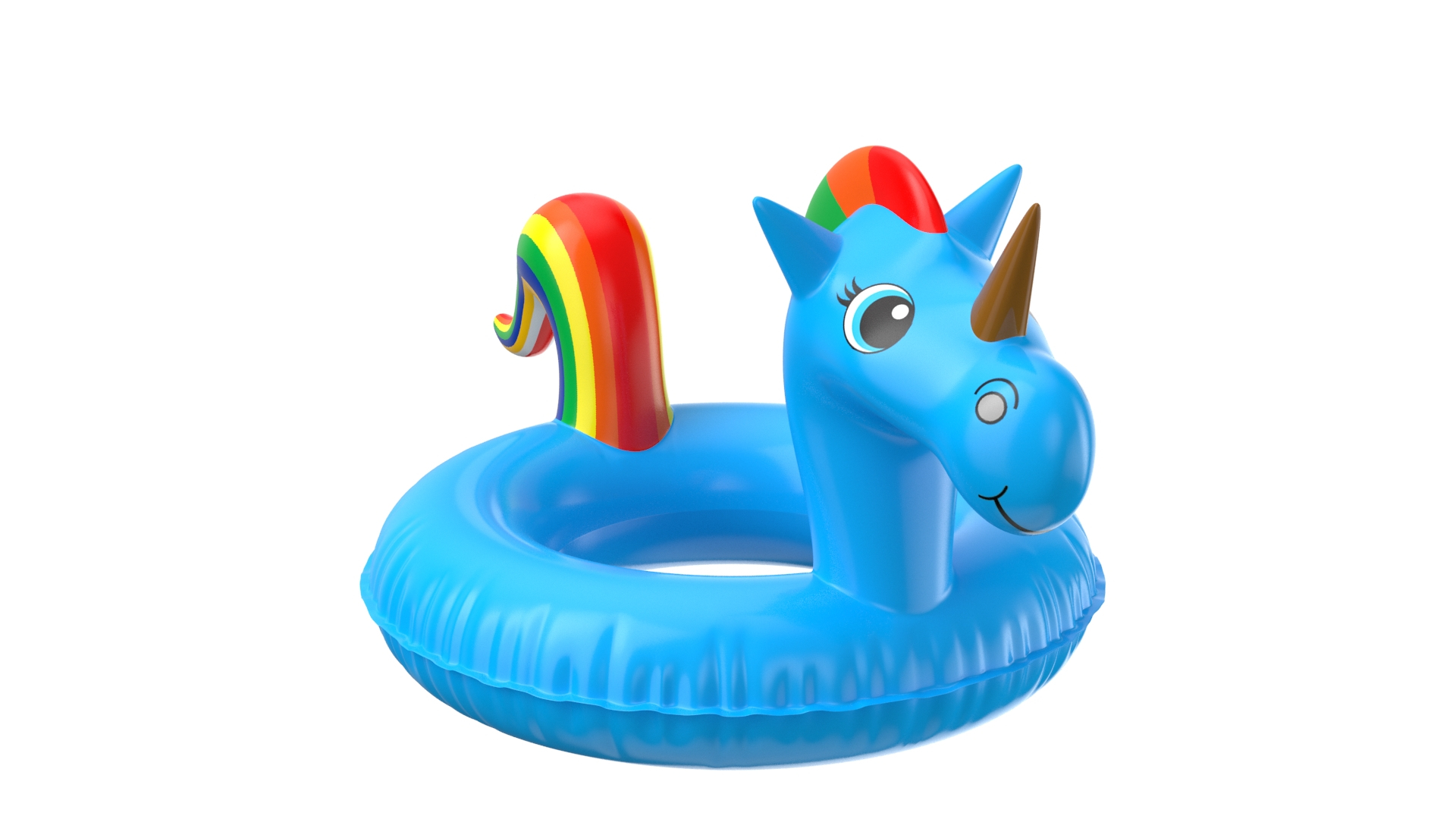 3D Three Detailed Inflatable Pool Toys model - TurboSquid 2078442