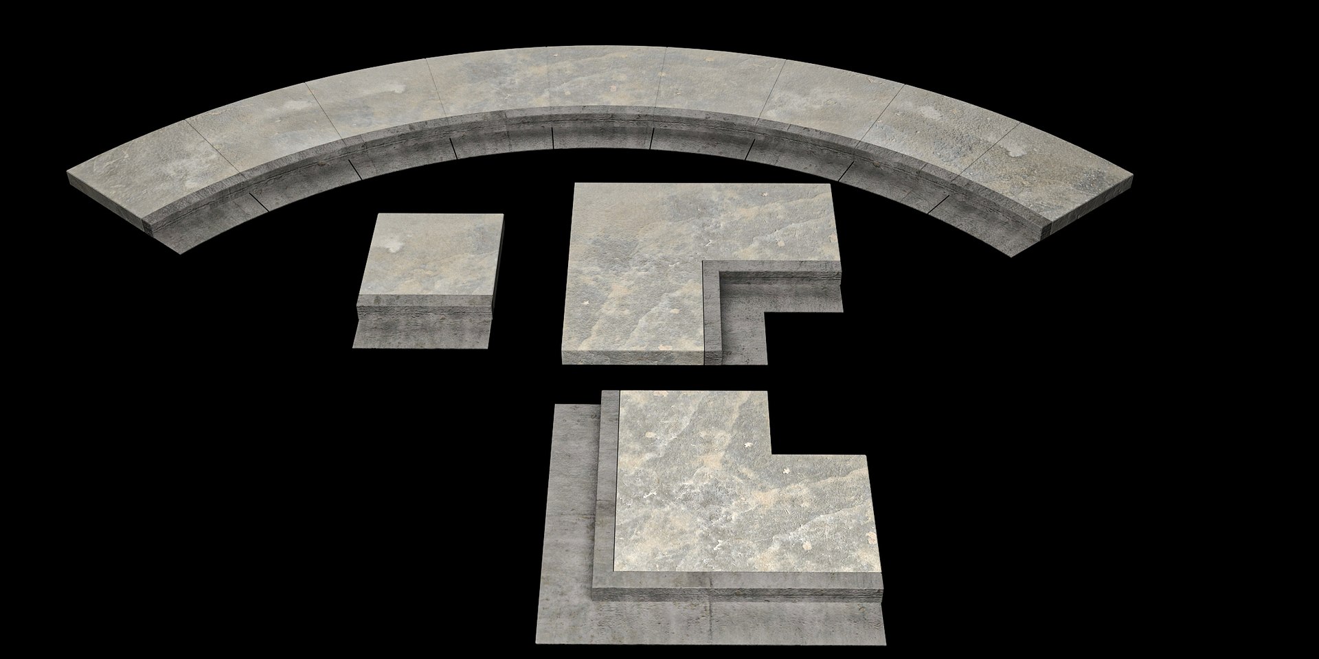 3D Side Walk - TurboSquid 2040814