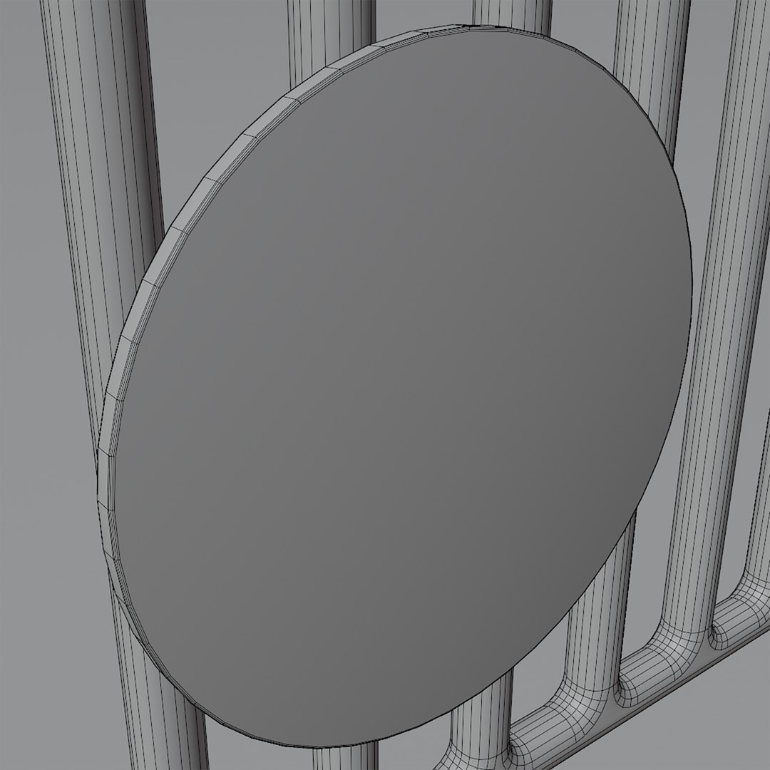 3D Stop Fence - TurboSquid 2205014