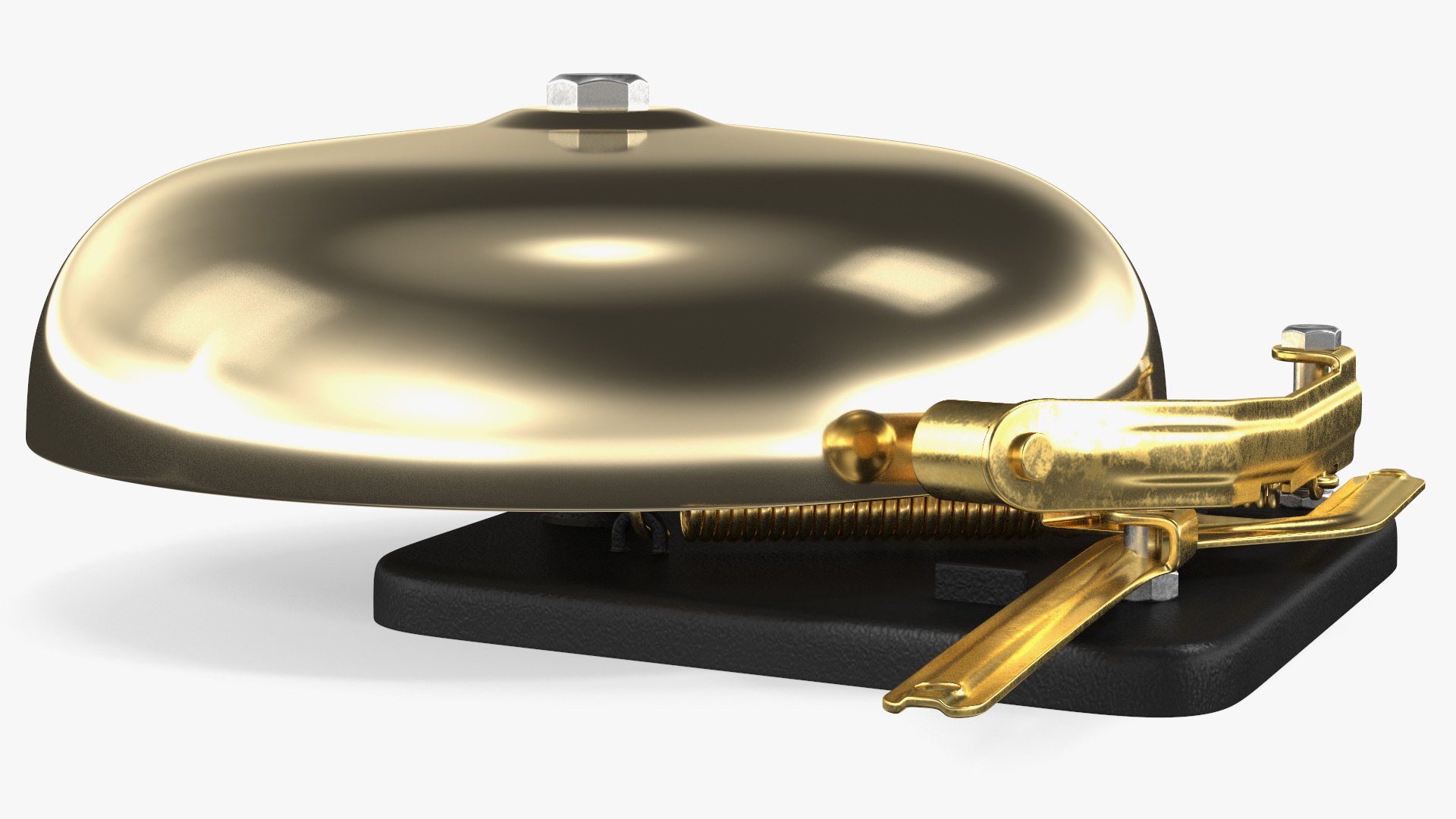 Brass boxing bell rigged model - TurboSquid 1702991