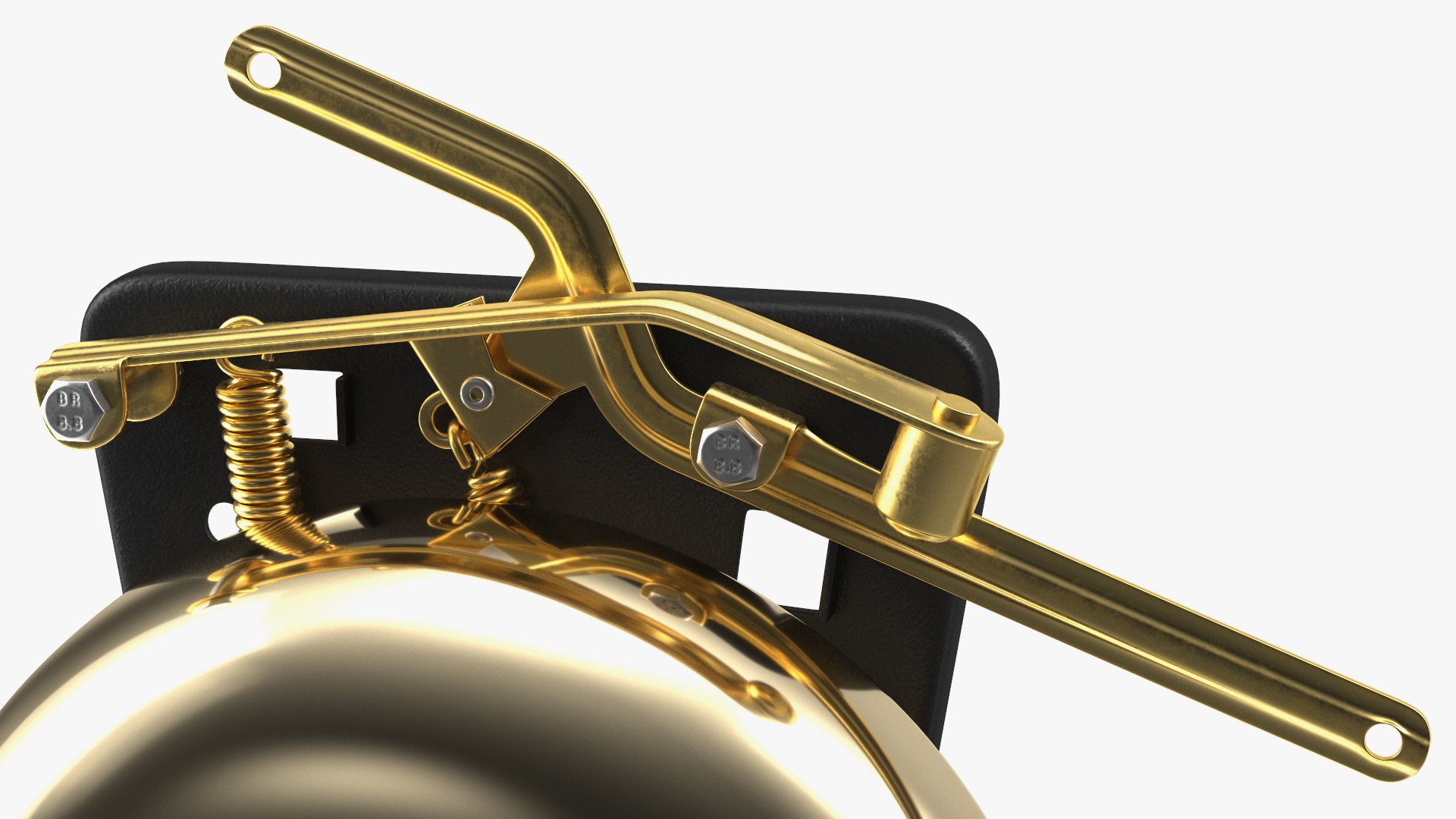 Brass boxing bell rigged model - TurboSquid 1702991