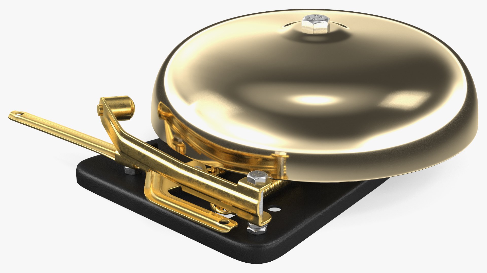 Brass boxing bell rigged model - TurboSquid 1702991