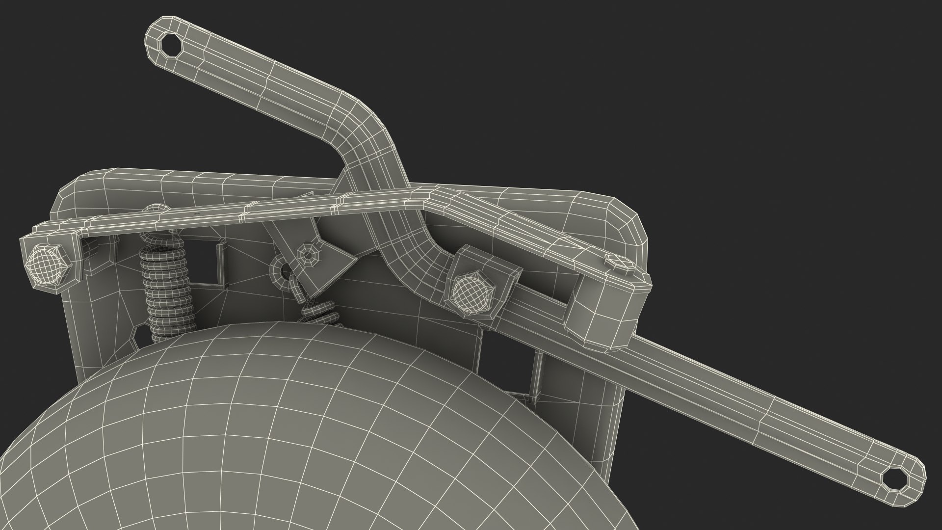 Brass boxing bell rigged model - TurboSquid 1702991