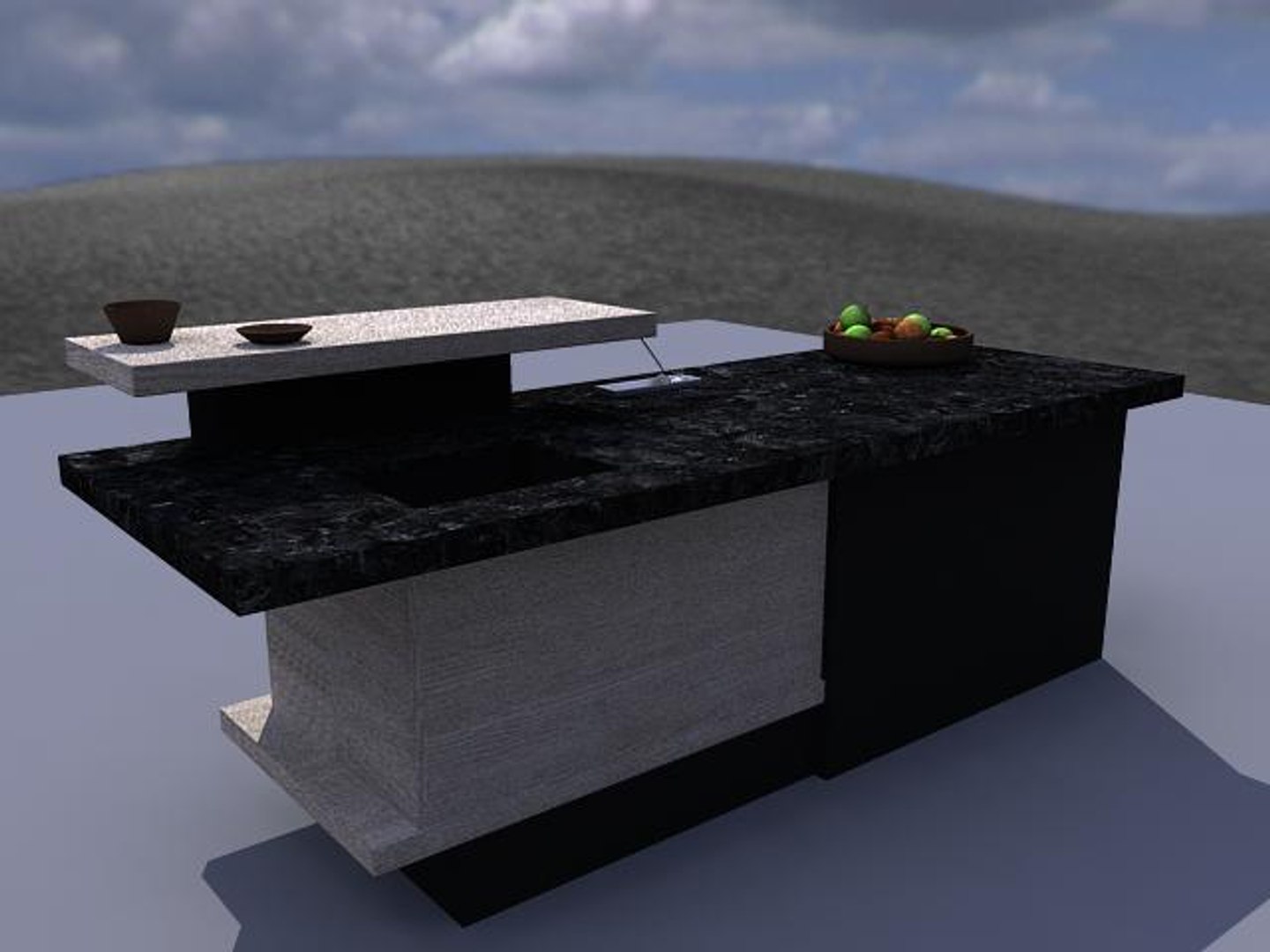 3d Model Table Cooking