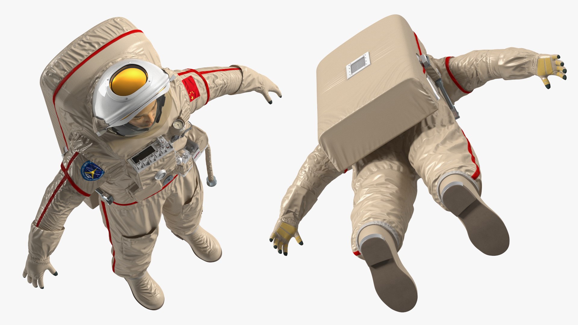3D Chinese Astronaut Space Suit Haiying - TurboSquid 2207186