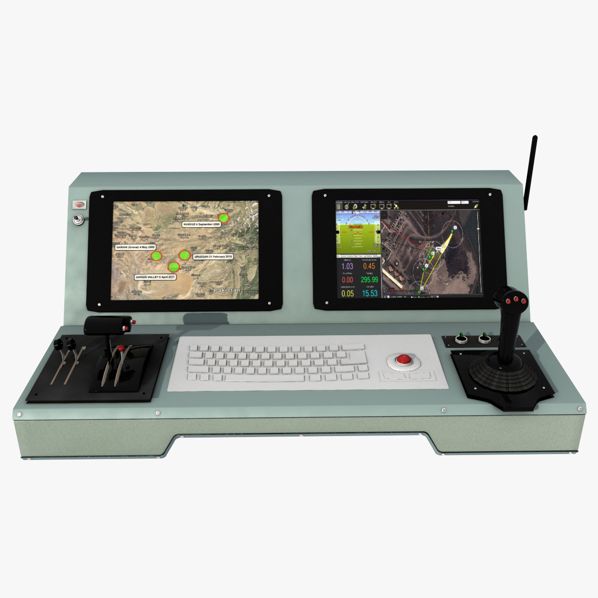 Uav controls 3D model - TurboSquid 1310831