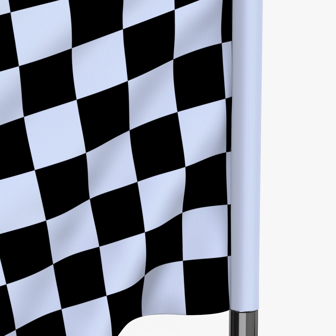 3D Racing Flag Model - TurboSquid 1281179