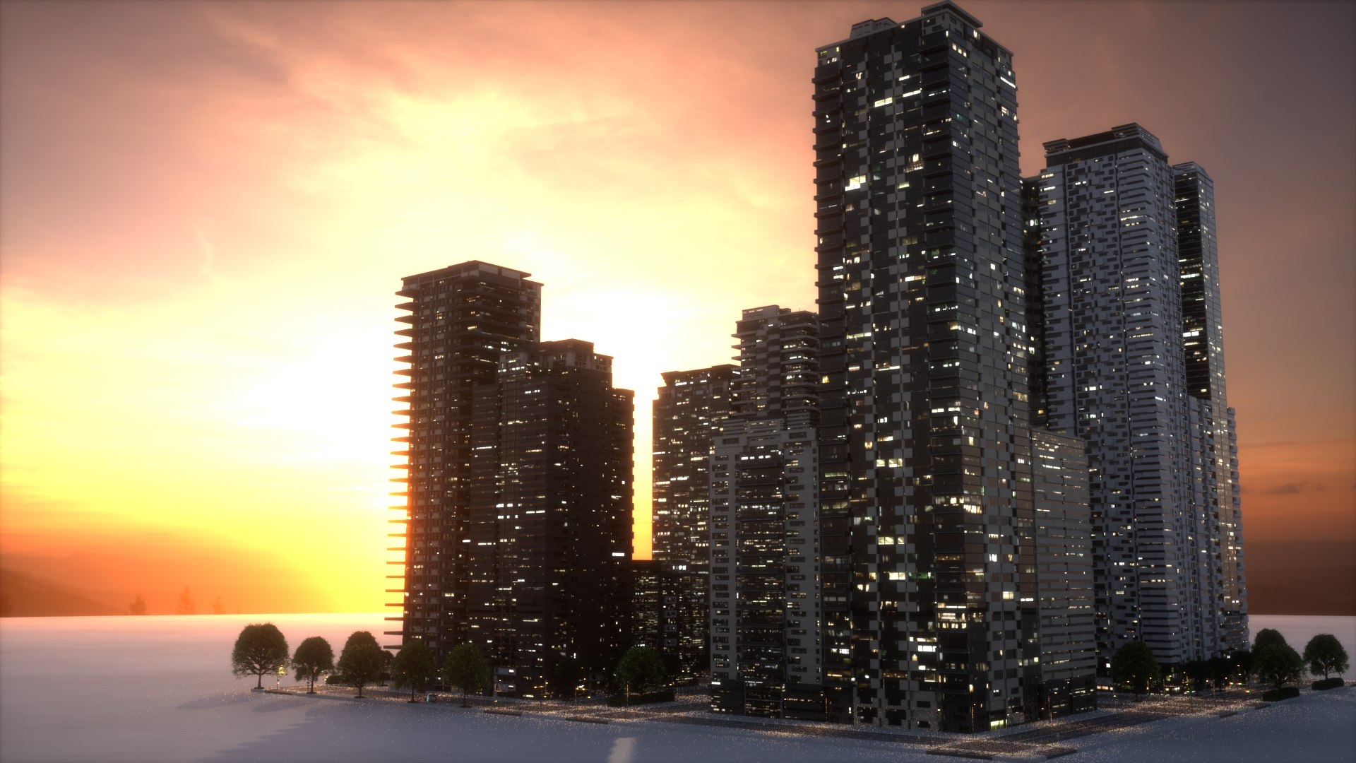 City Block Type B02 3D Model - TurboSquid 2092332