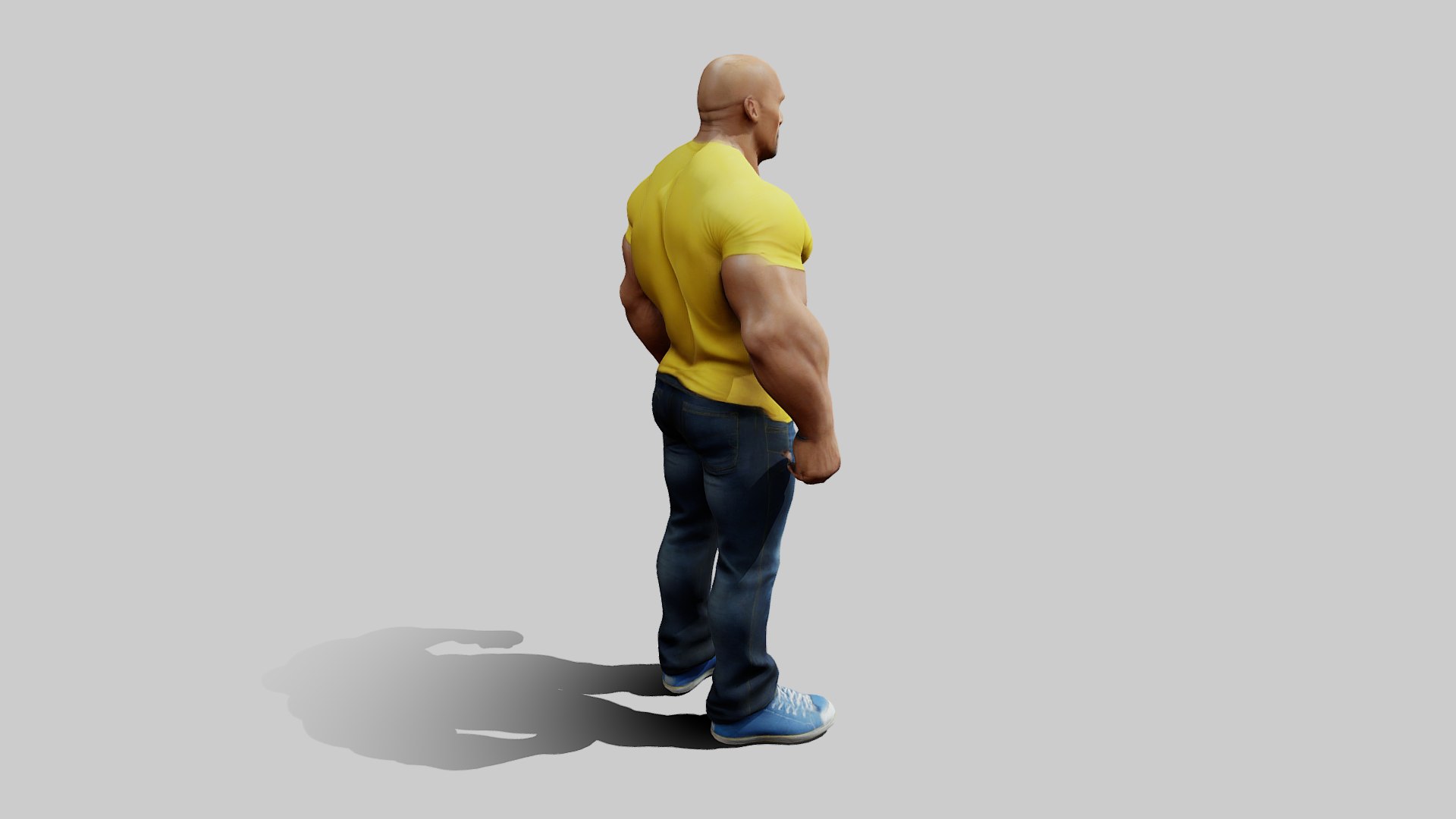The Rock Animated Character 3D Model - TurboSquid 2331426