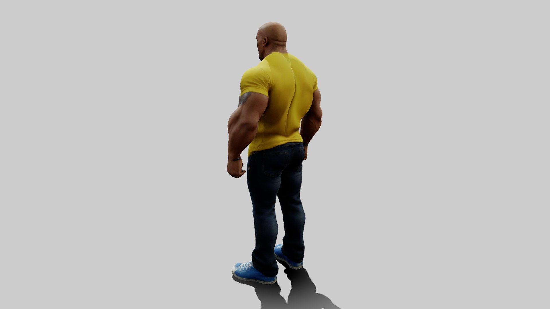 The Rock Animated Character 3D Model - TurboSquid 2331426