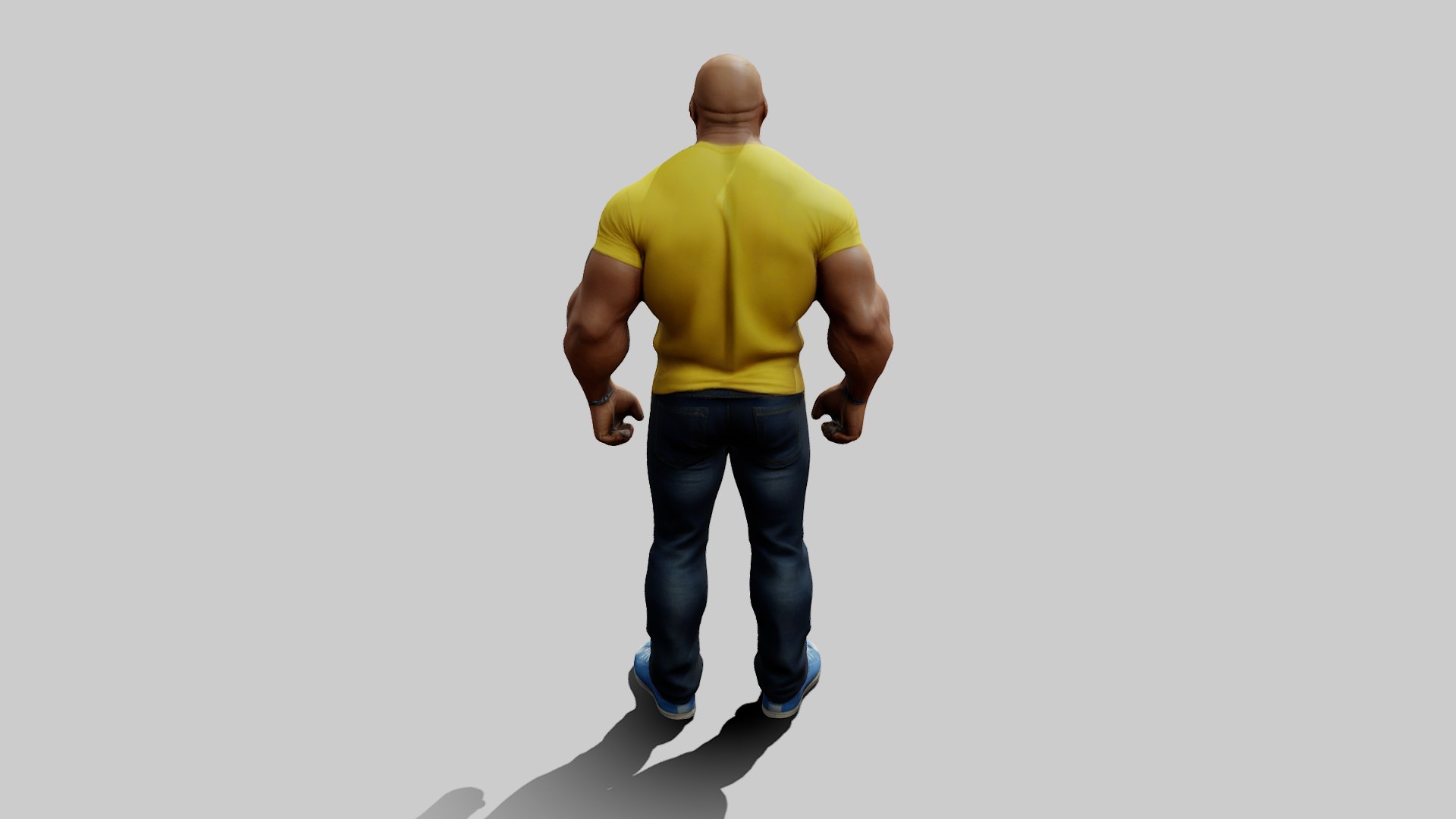 The Rock Animated Character 3D Model - TurboSquid 2331426