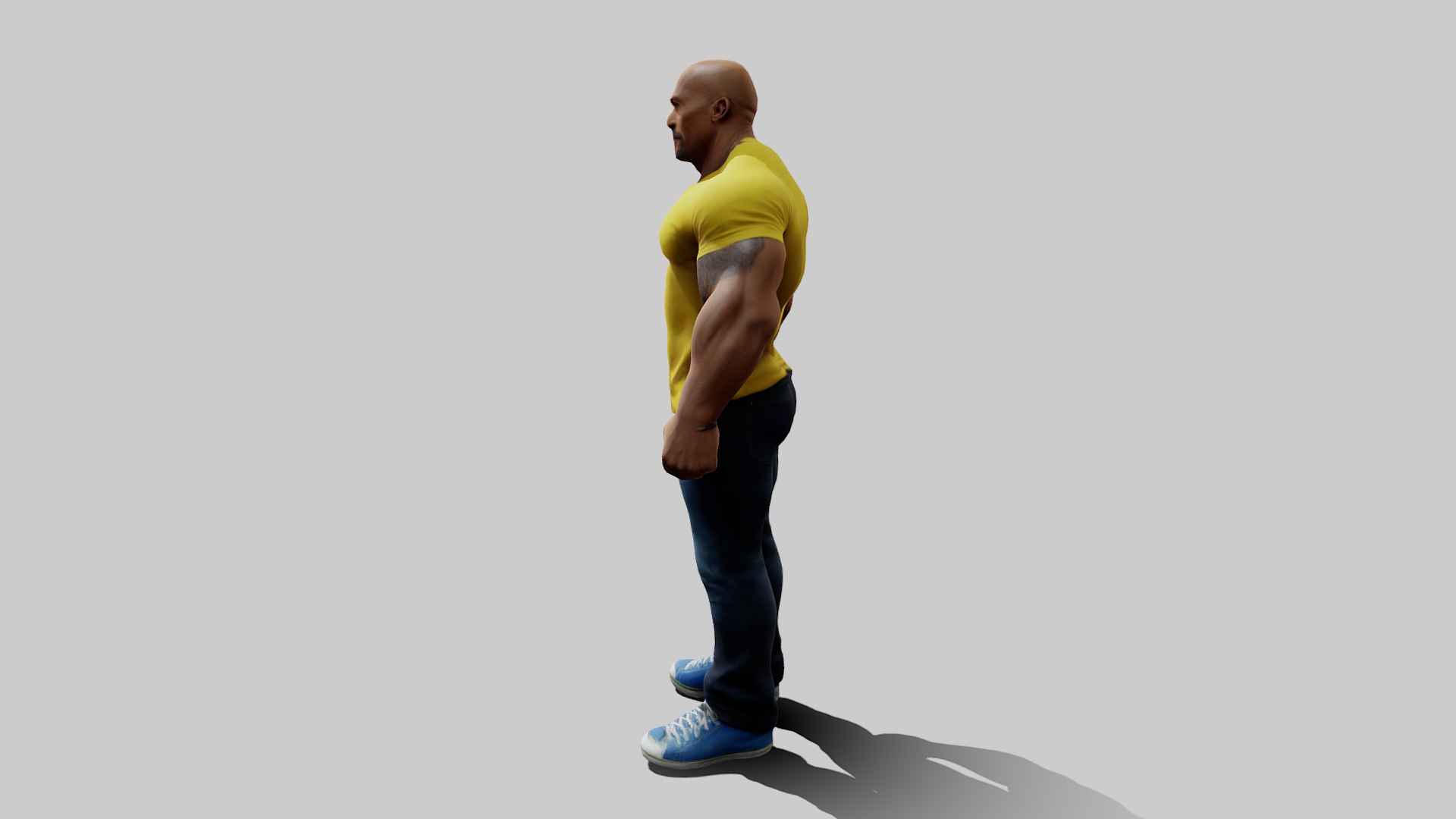 The Rock Animated Character 3D Model - TurboSquid 2331426