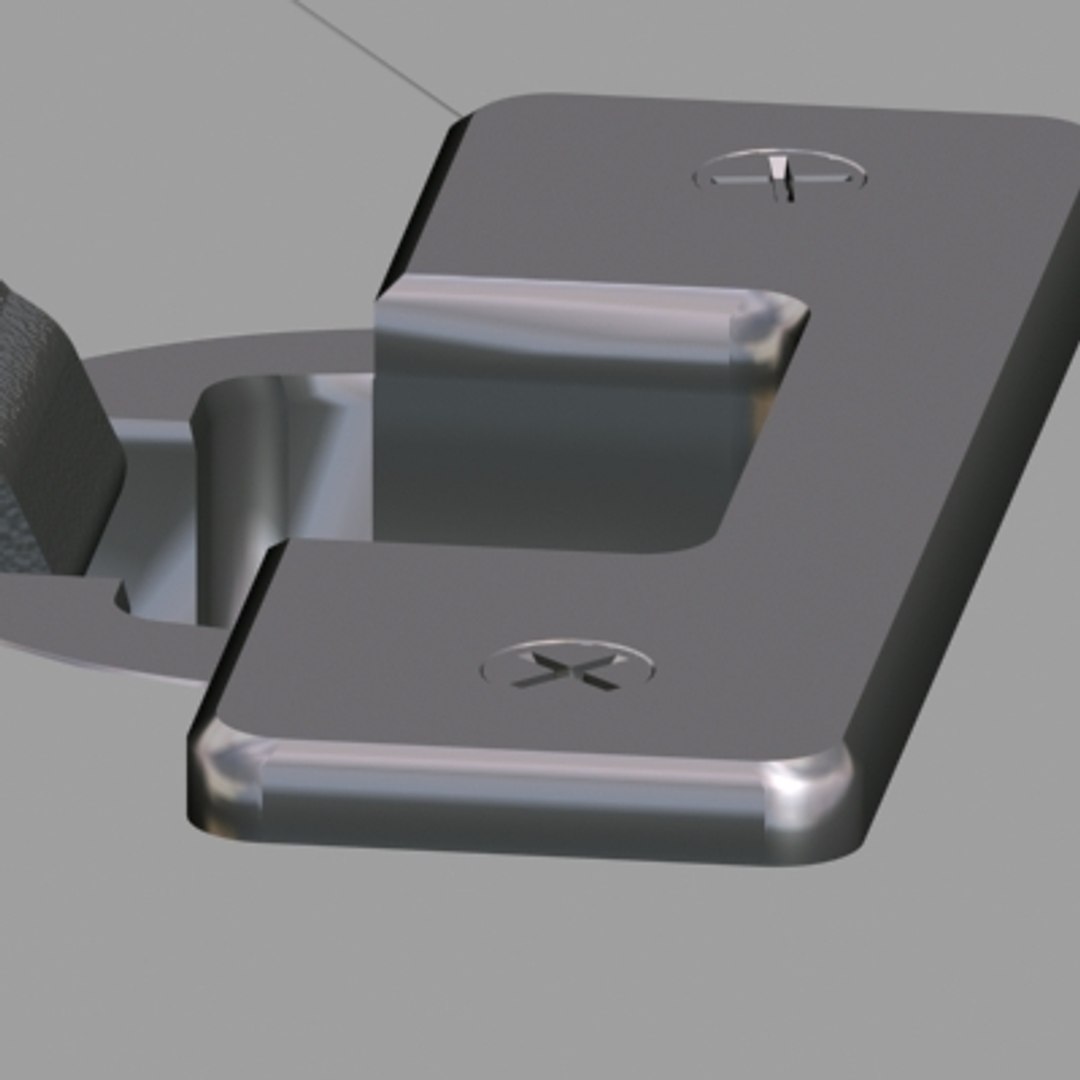 Scale Blum Hinge 3d Model
