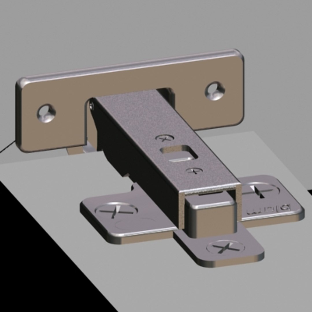Scale Blum Hinge 3d Model