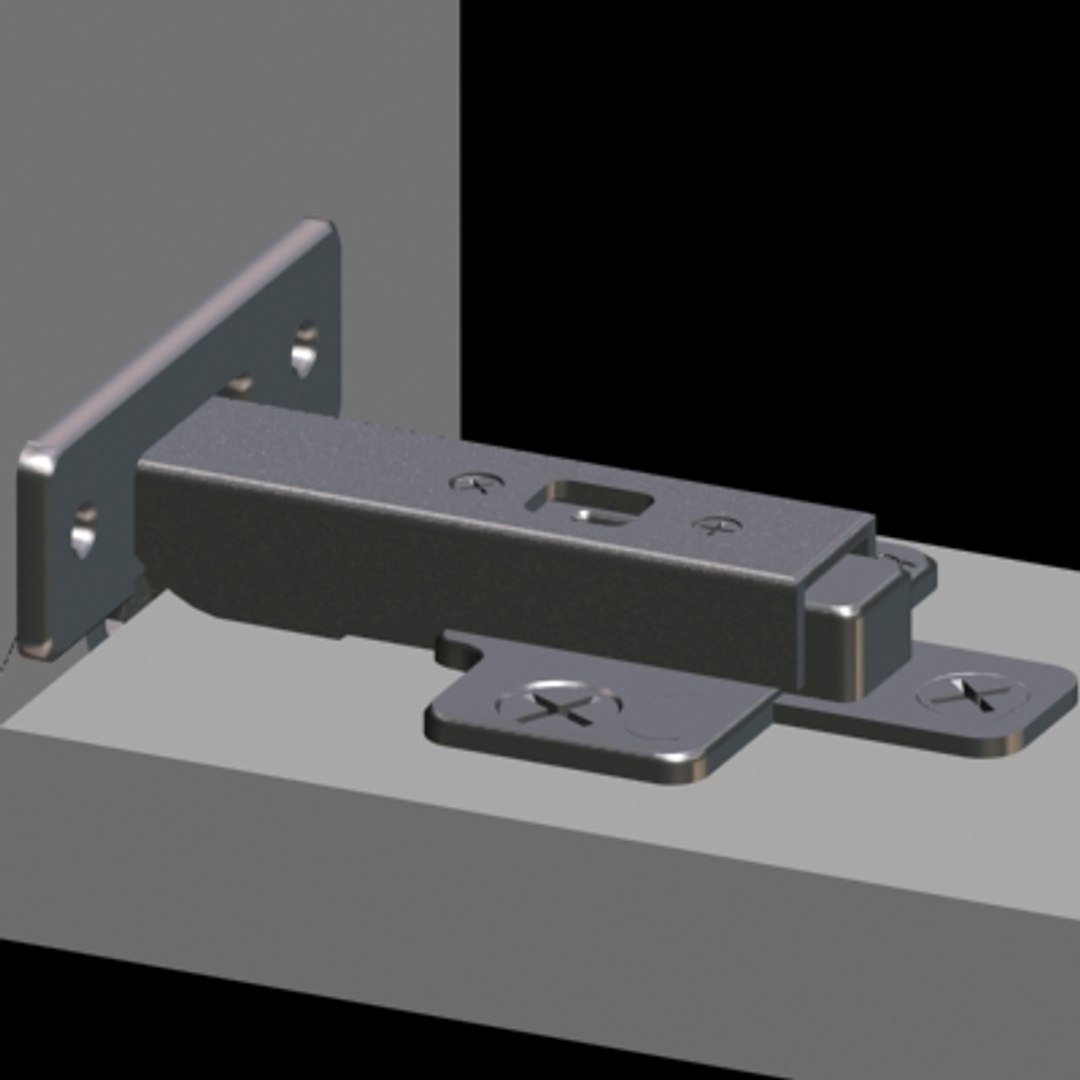 Scale Blum Hinge 3d Model