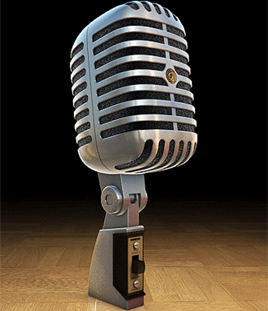 Shure Microphone 3d Model