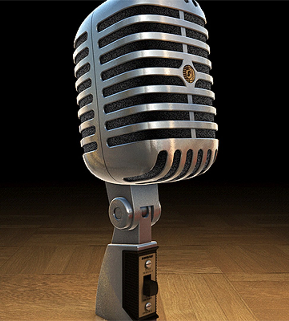 Shure Microphone 3d Model