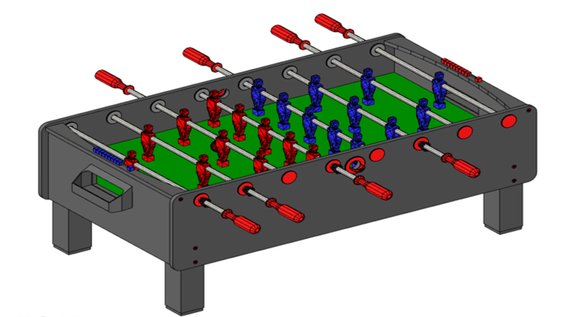3D Model Soccer Table - TurboSquid 1692672