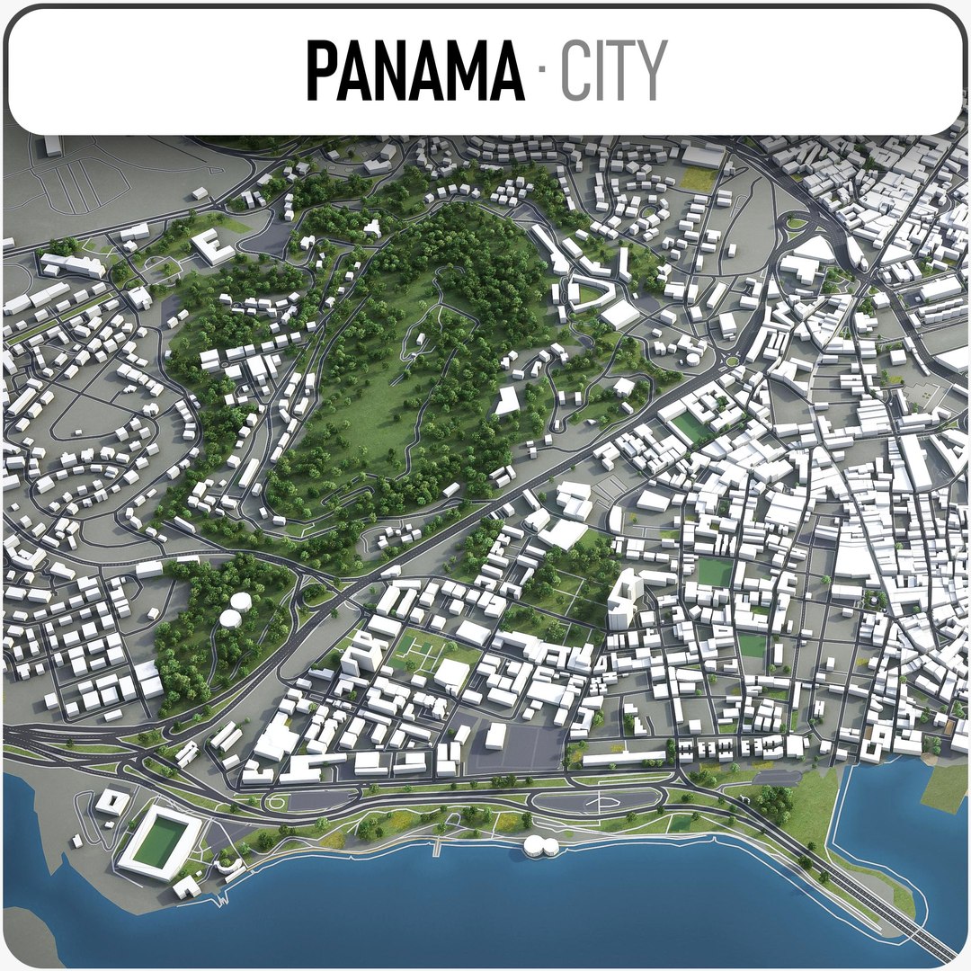 3D panama area extents - TurboSquid 1484468