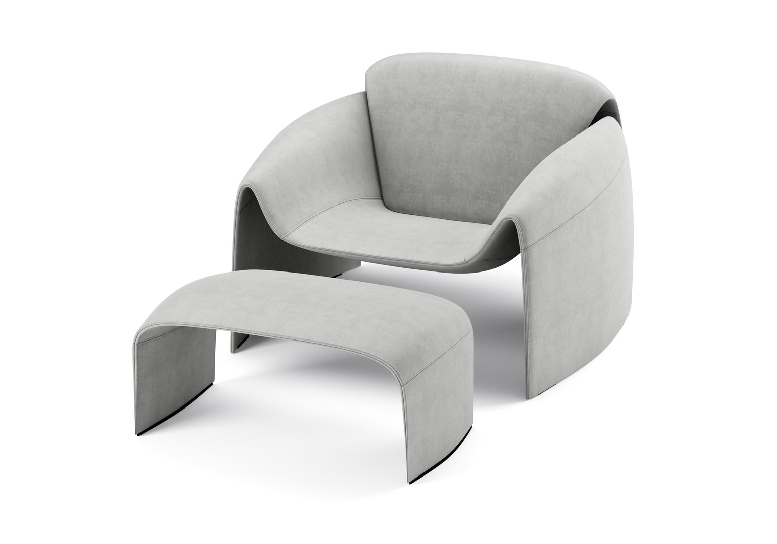 3D Model Le Club Armchair Poliform - TurboSquid 1931469