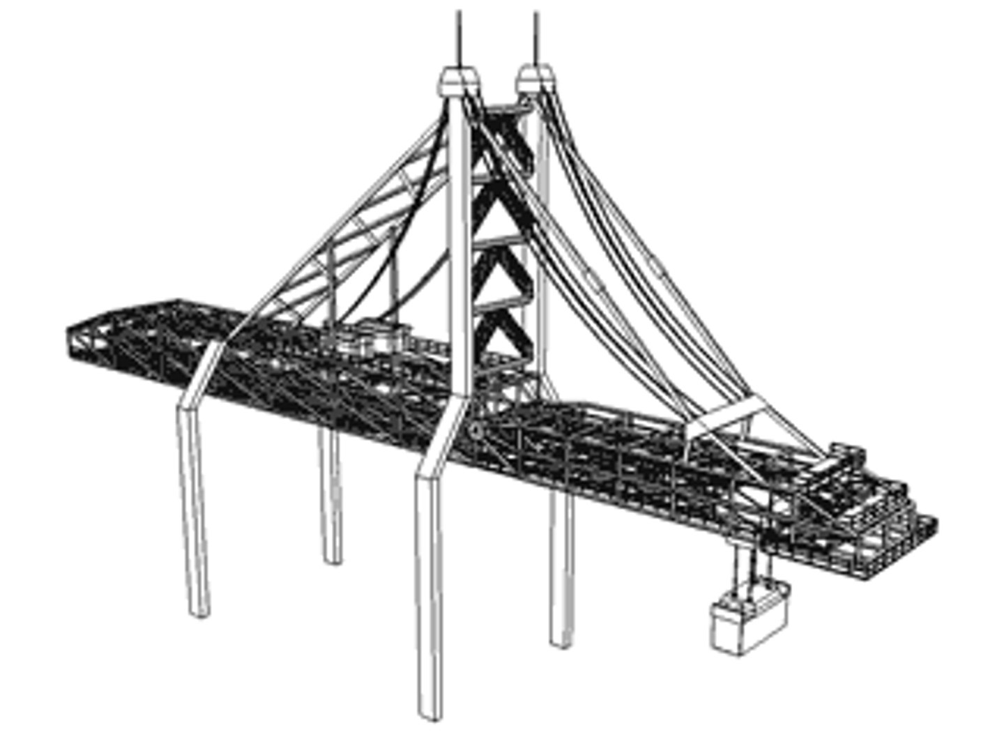 Port Quaycrane 3d Model