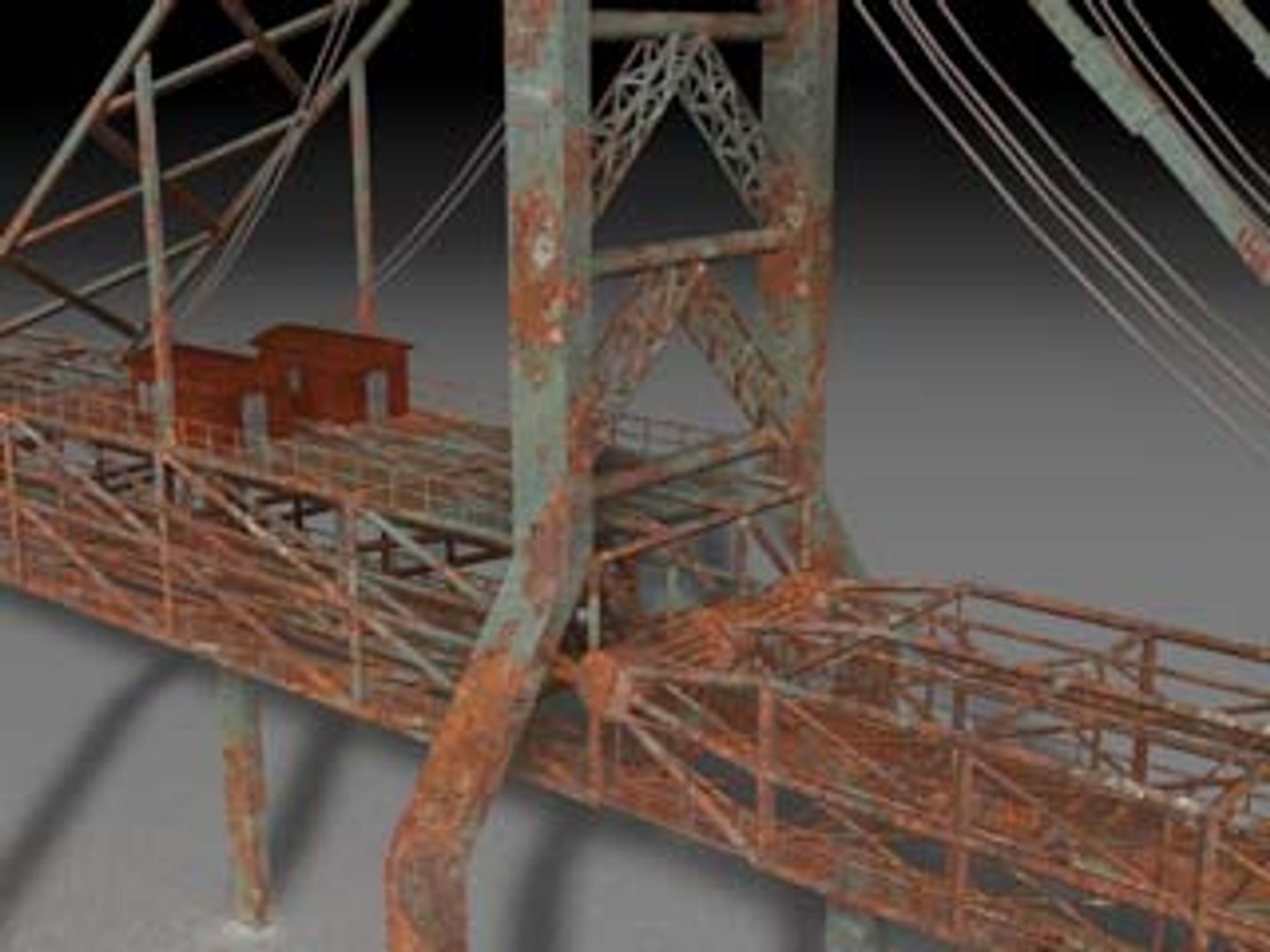 Port Quaycrane 3d Model