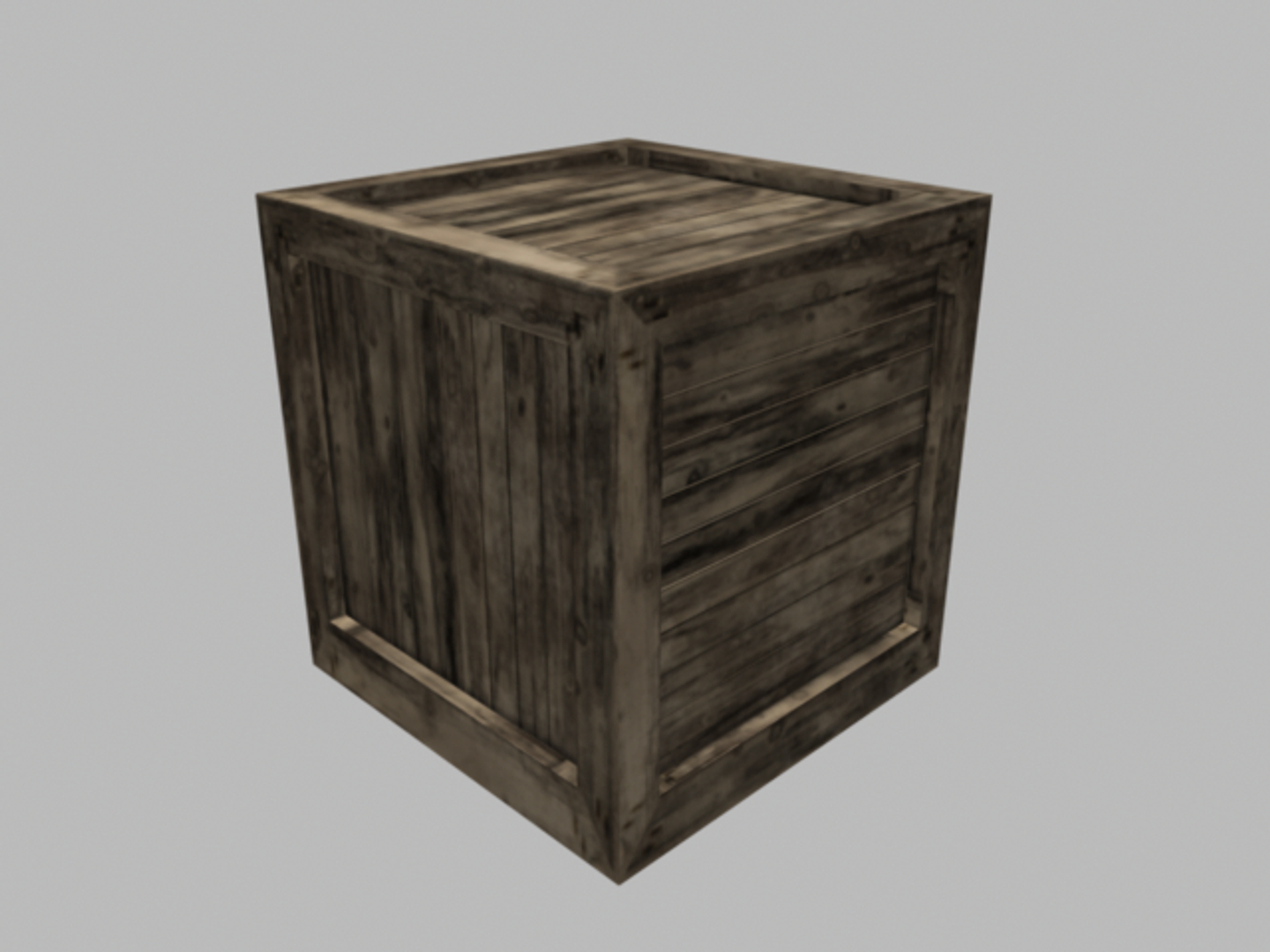 free obj mode realistic box