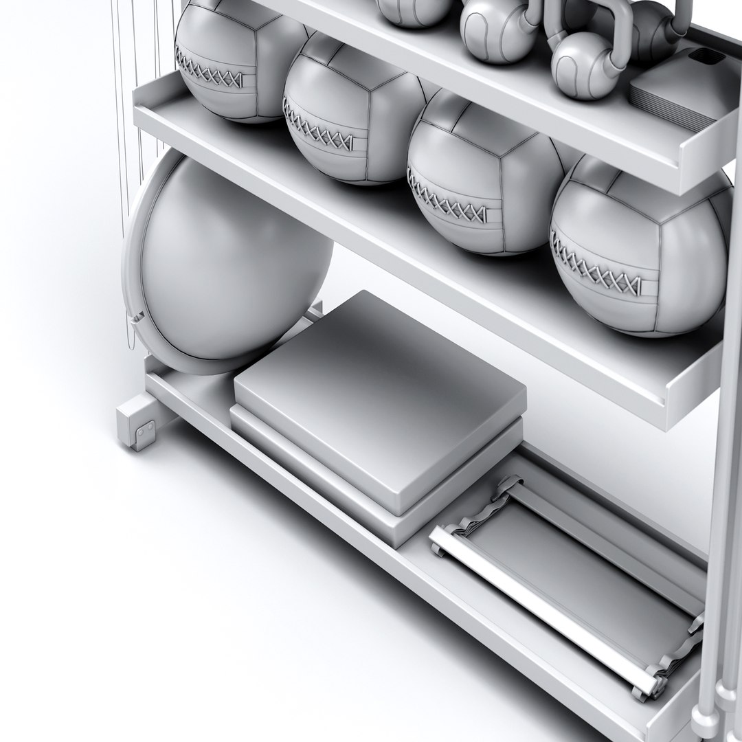 Fitness set technogym skilltools 3D model - TurboSquid 1701178