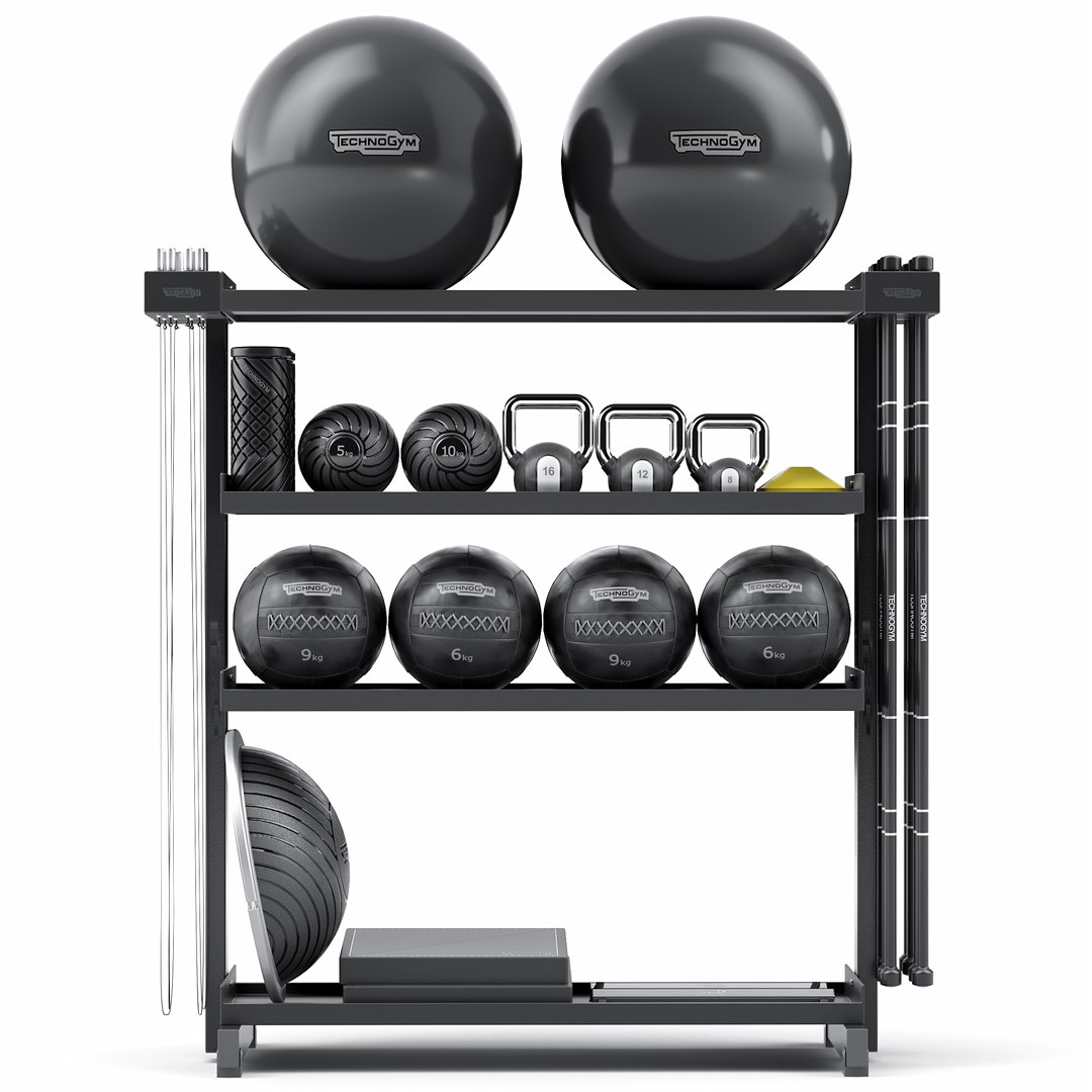 Fitness set technogym skilltools 3D model - TurboSquid 1701178