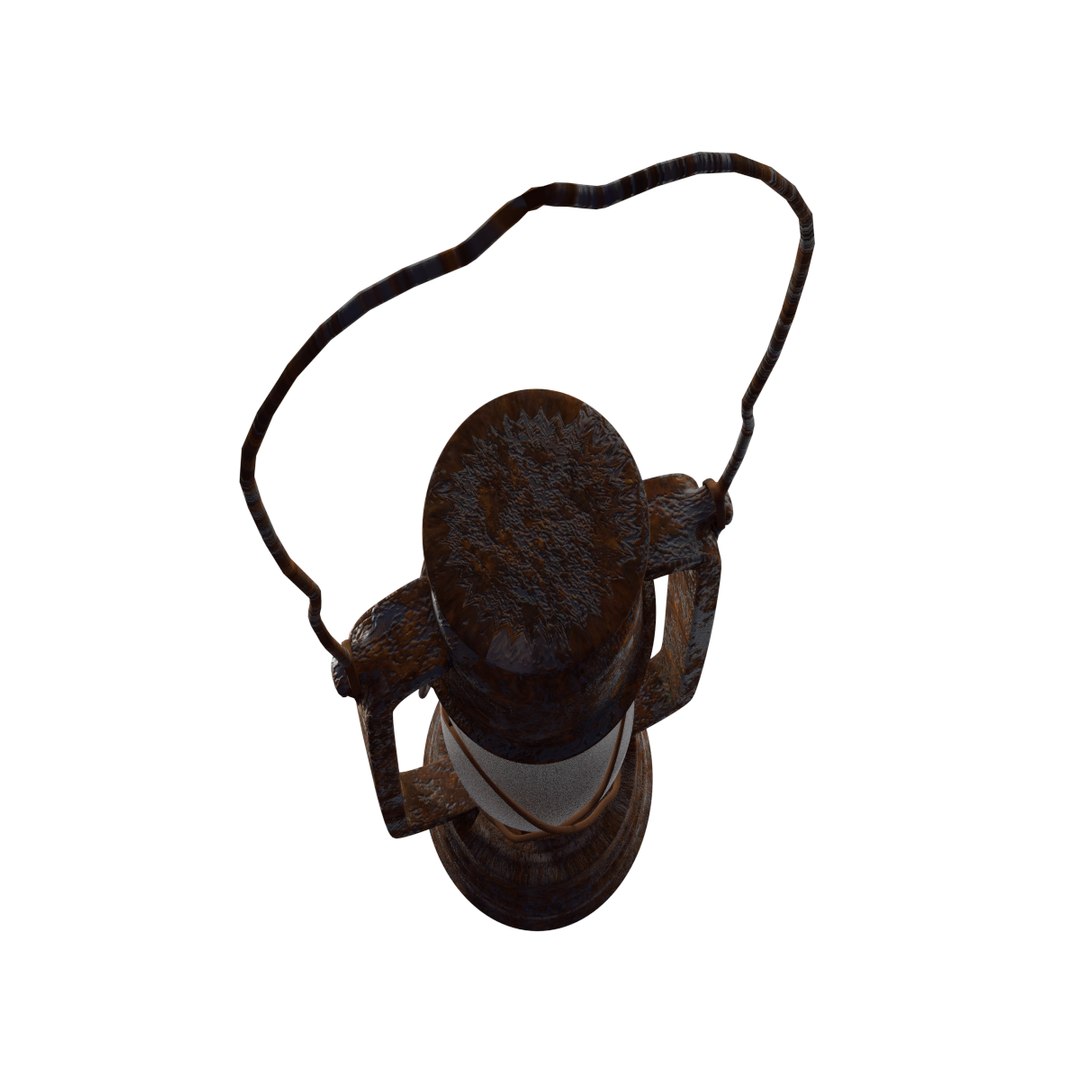 3d Model Old Lamp