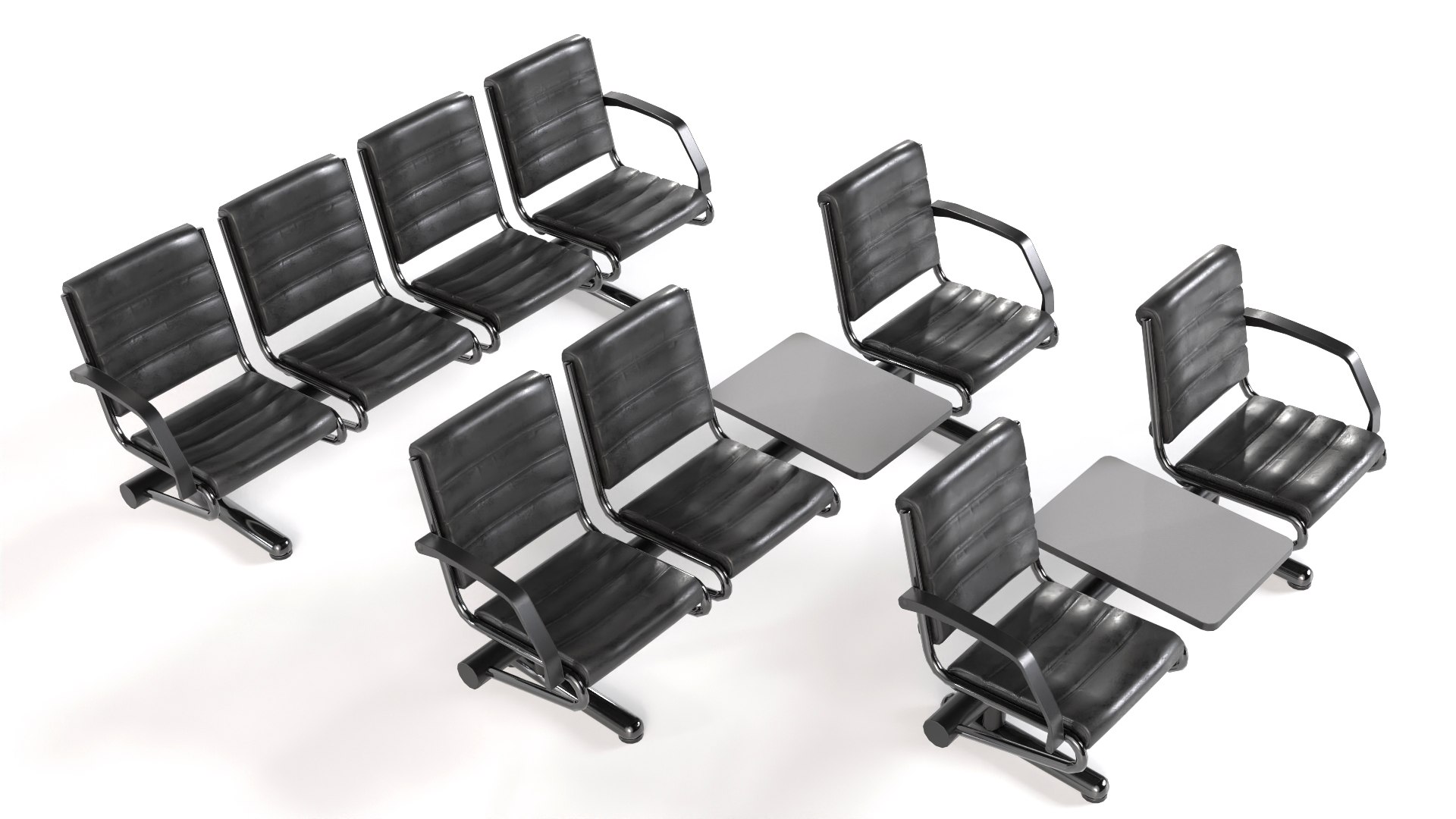 3D Beam Seating 5 - TurboSquid 1985361