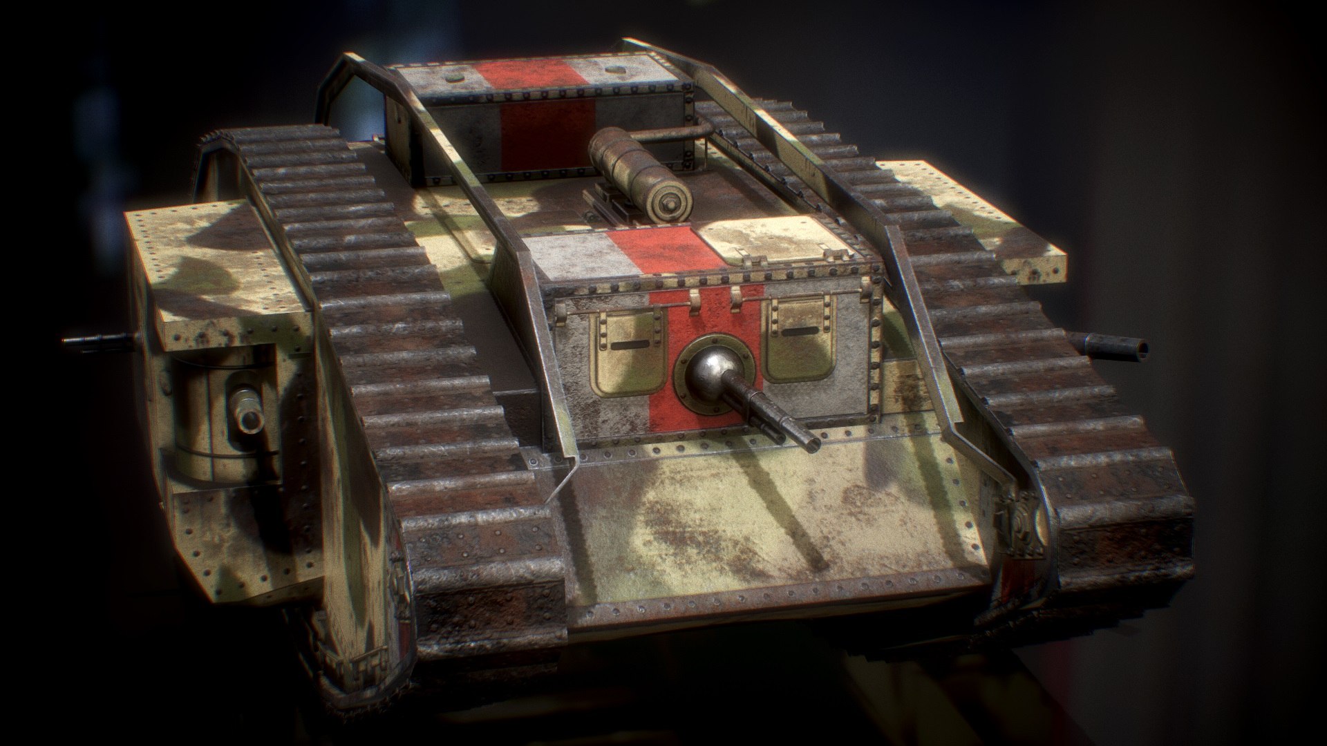 Wwi Tank 3D - TurboSquid 1173906