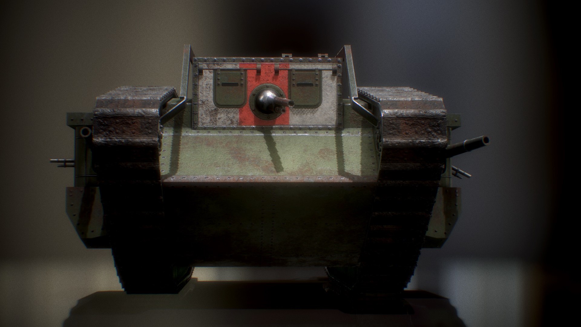 Wwi Tank 3D - TurboSquid 1173906