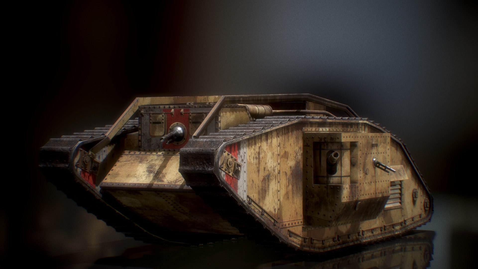 Wwi Tank 3D - TurboSquid 1173906