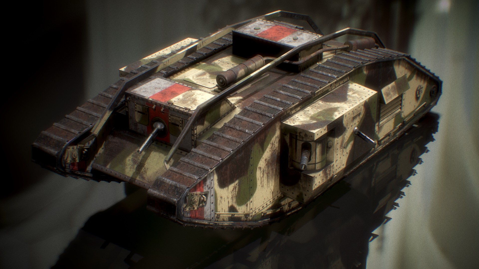 Wwi Tank 3D - TurboSquid 1173906