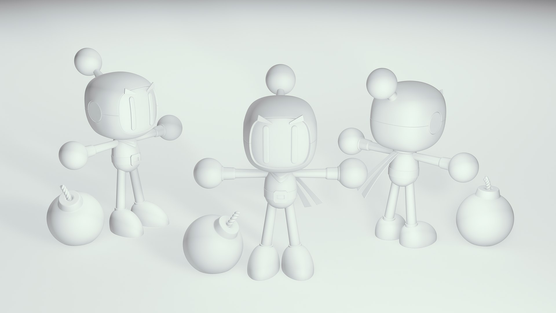 Yellow Bomberman Smashified Character 8K 3D model - TurboSquid 2155639