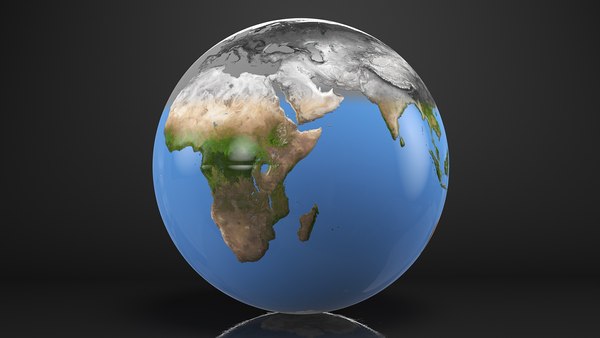 Earth stylized world model - TurboSquid 1699083