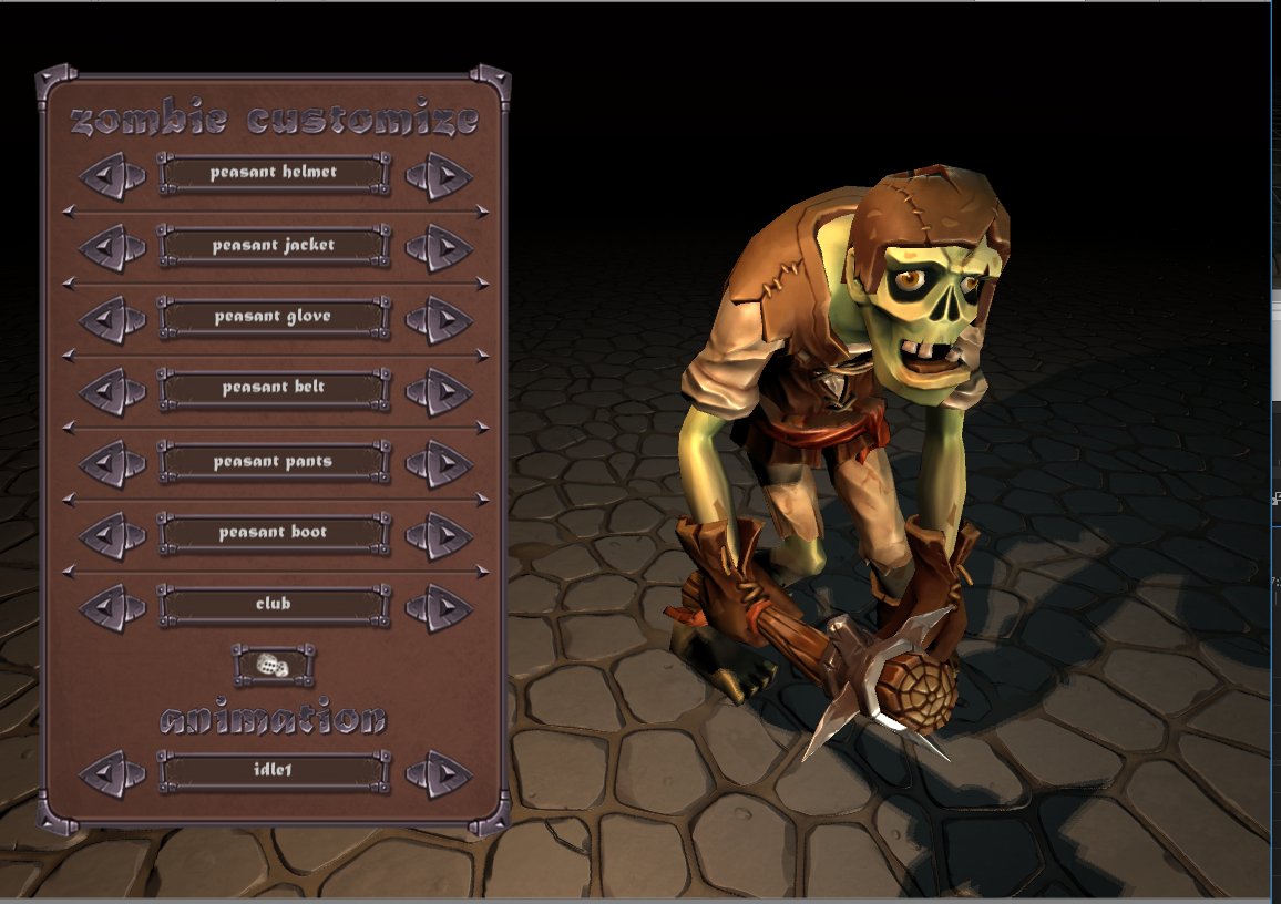 3D customization stylized zombie animations - TurboSquid 1320293