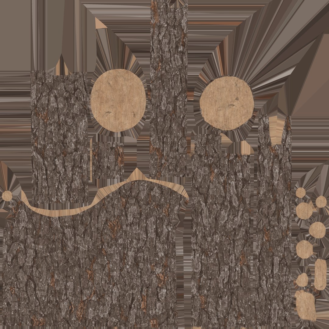 3D Stylized Wood Sticks Set Model - TurboSquid 2414714