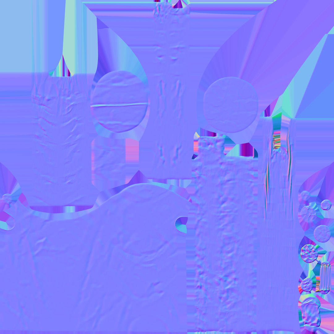 3D Stylized Wood Sticks Set Model - TurboSquid 2414714