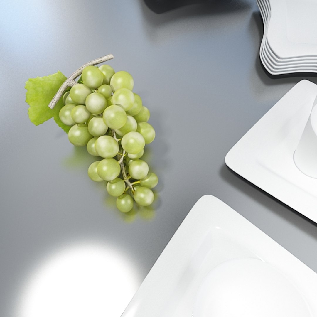 3d grapes model