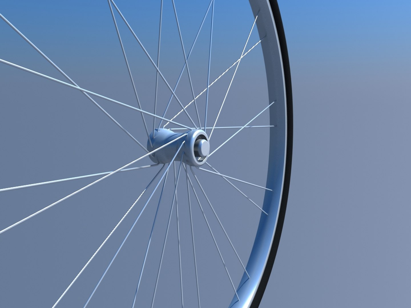 Bicycle Wheel 3d Model