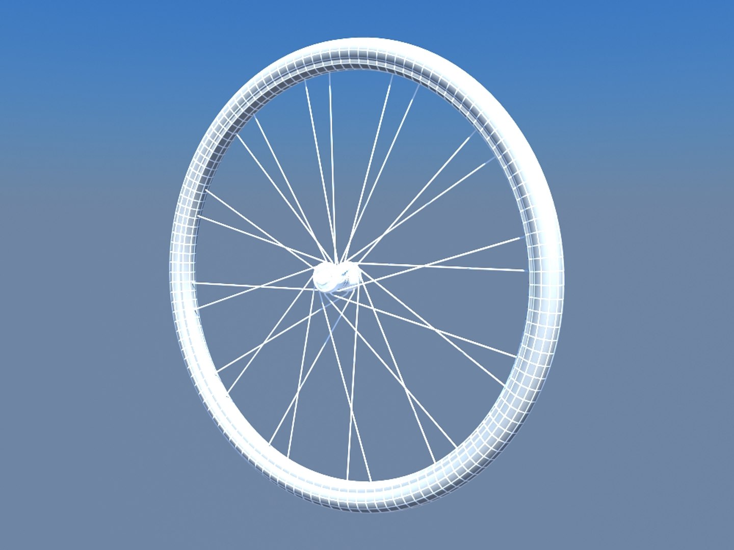 Bicycle Wheel 3d Model